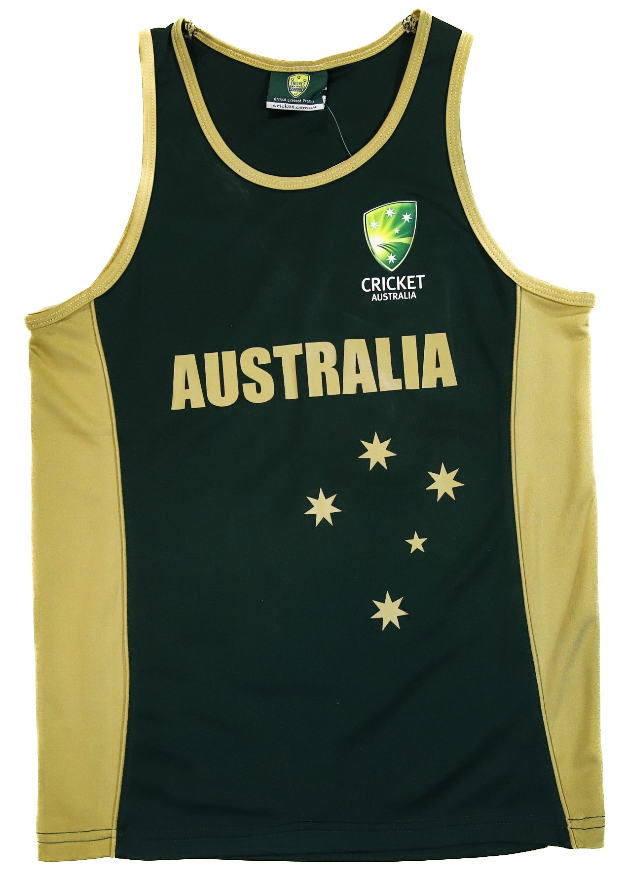Cricket Australia Kid's Running Green Singlet – House of Sports