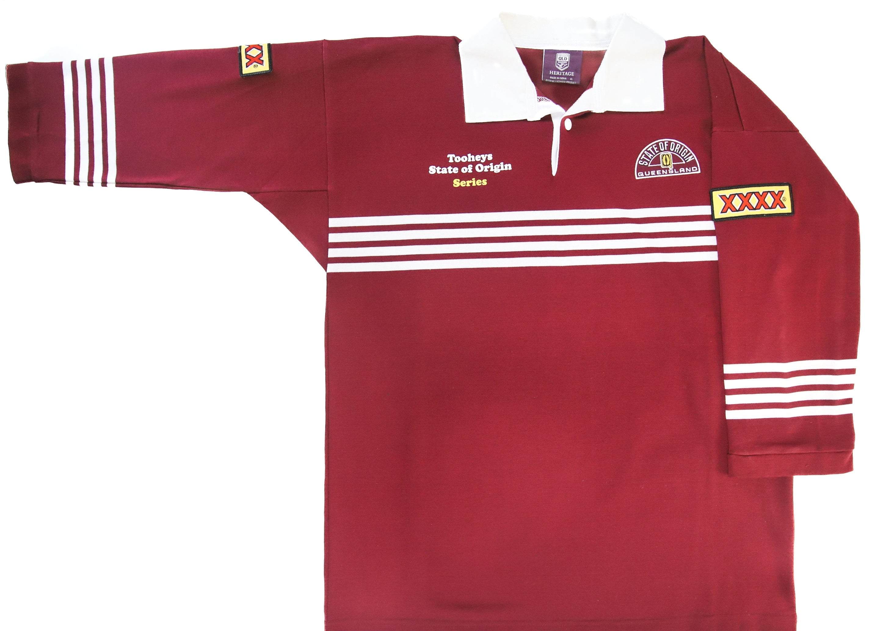 State Of Origin Qld Maroon Men's Full Sleeve – House of Sports