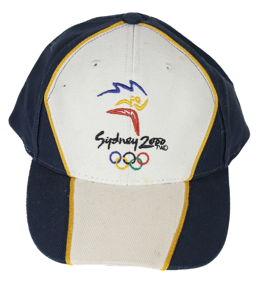Sydney 2000 Olympic Men's White & Blue Adjustable Cap – House of Sports